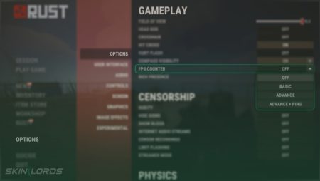 How to Show Your FPS in Rust - SkinLords