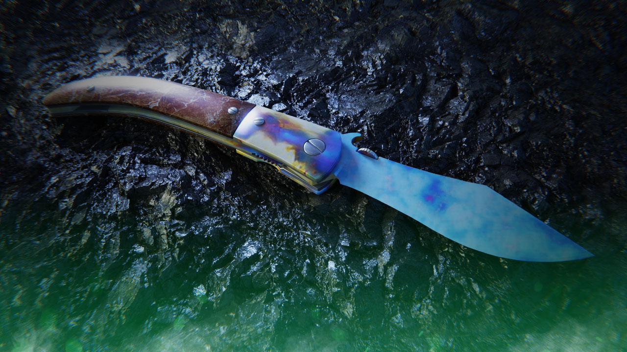 Navaja Knife Case Hardened | All Blue Gem Seeds - SkinLords