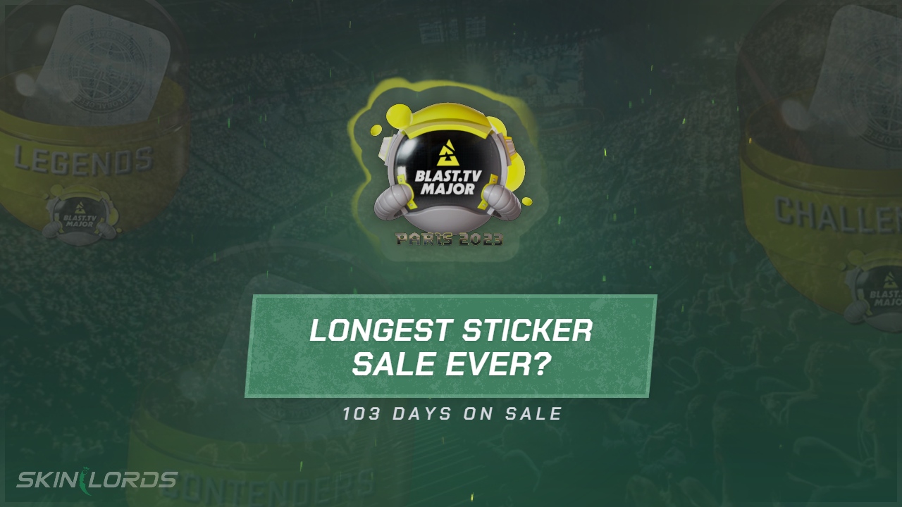 BLAST.tv Paris Major Sticker Sale Ends After 103 Days - SkinLords