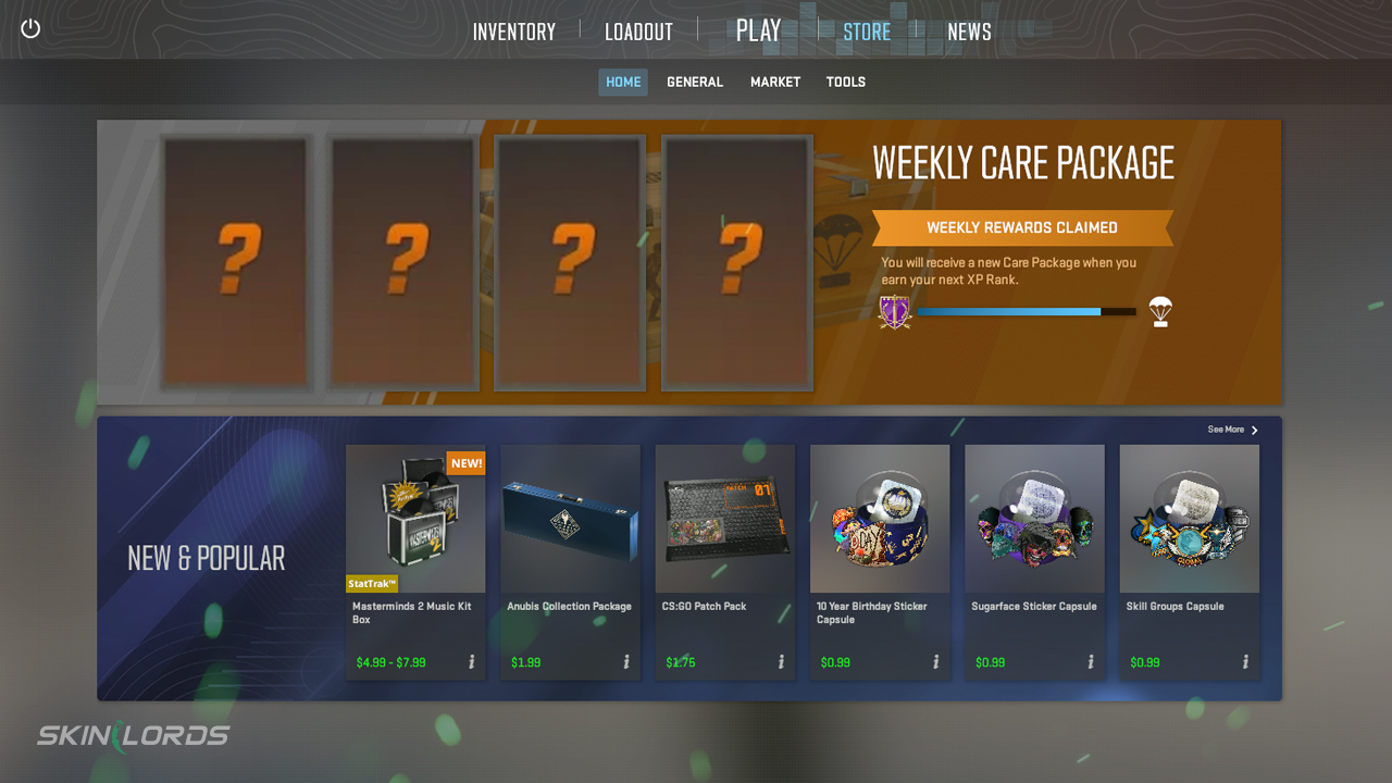 CS2 XP Guide - Why is my CS2 XP Reduced? - SkinLords