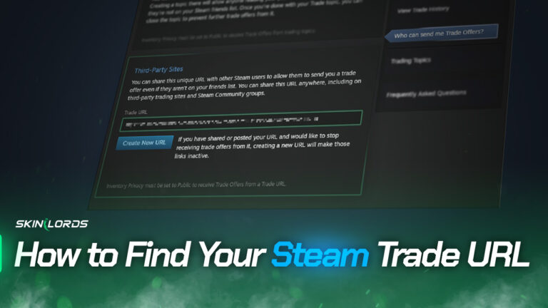 How to Find Your Steam Trade URL - SkinLords