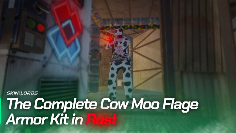 The Complete Cow Moo Flage Armor Kit in Rust - SkinLords