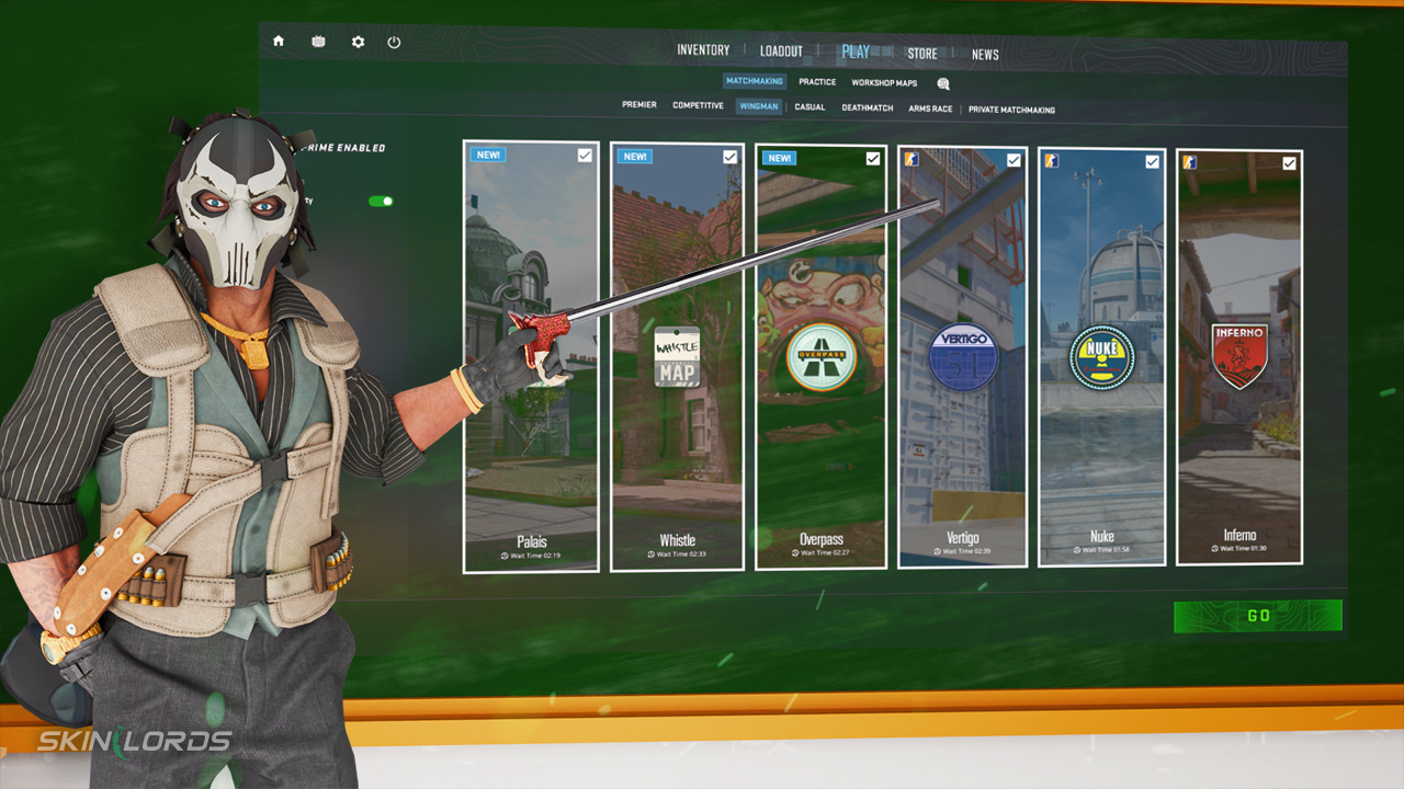 How to Rank Up in CS2: Wingman Edition - SkinLords