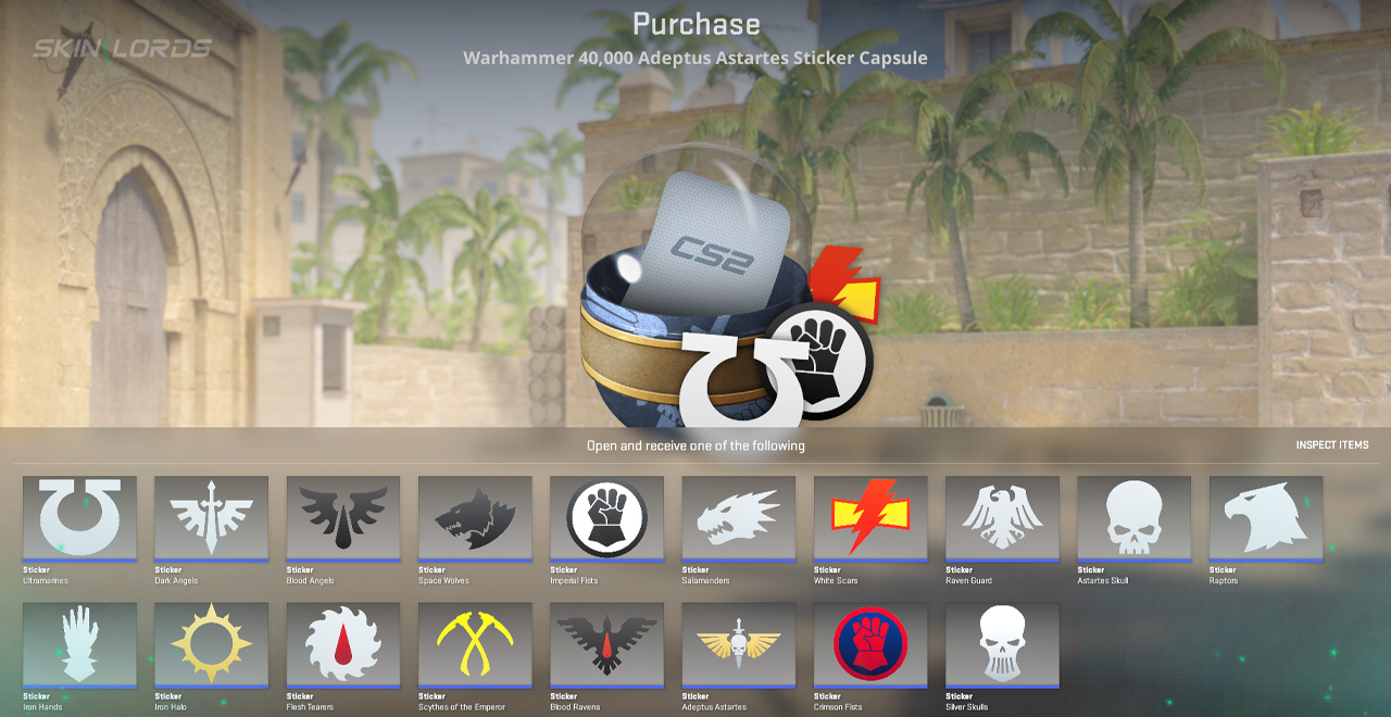 CS2 Warhammer Sticker Capsules - SkinLords