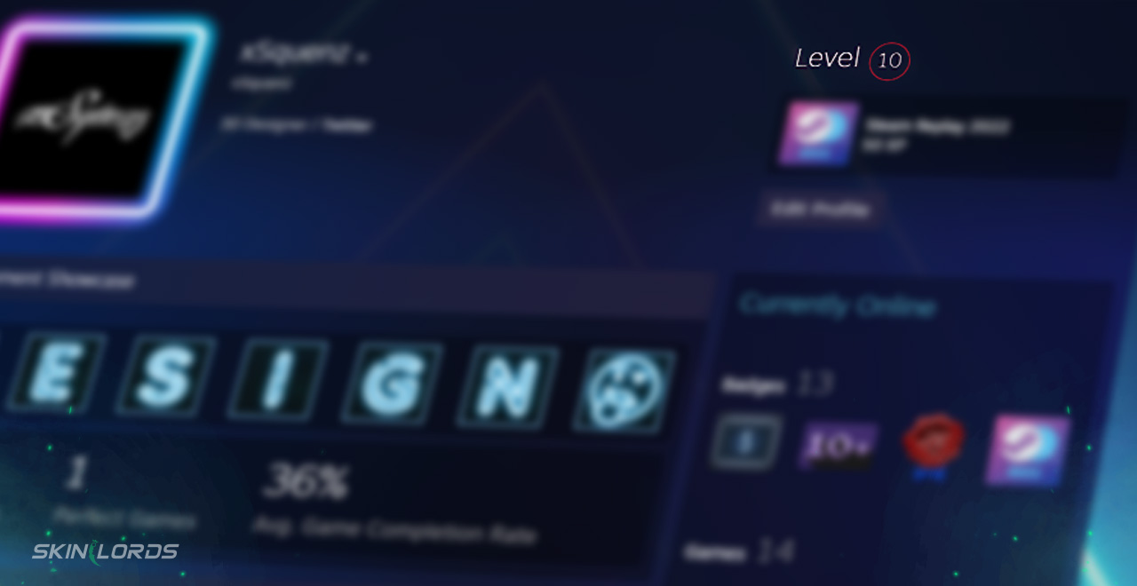 How To Make A Steam Profile Showcase - SkinLords