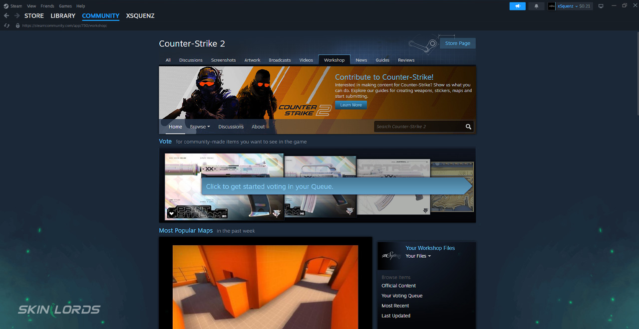 How To Submit To The Steam Workshop - SkinLords