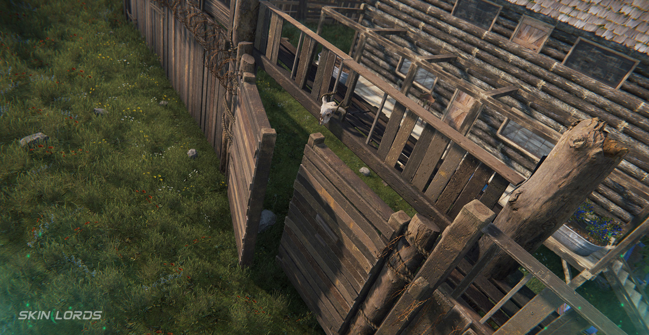 Rust Legacy Wood Wall & Gate Pack DLC - SkinLords