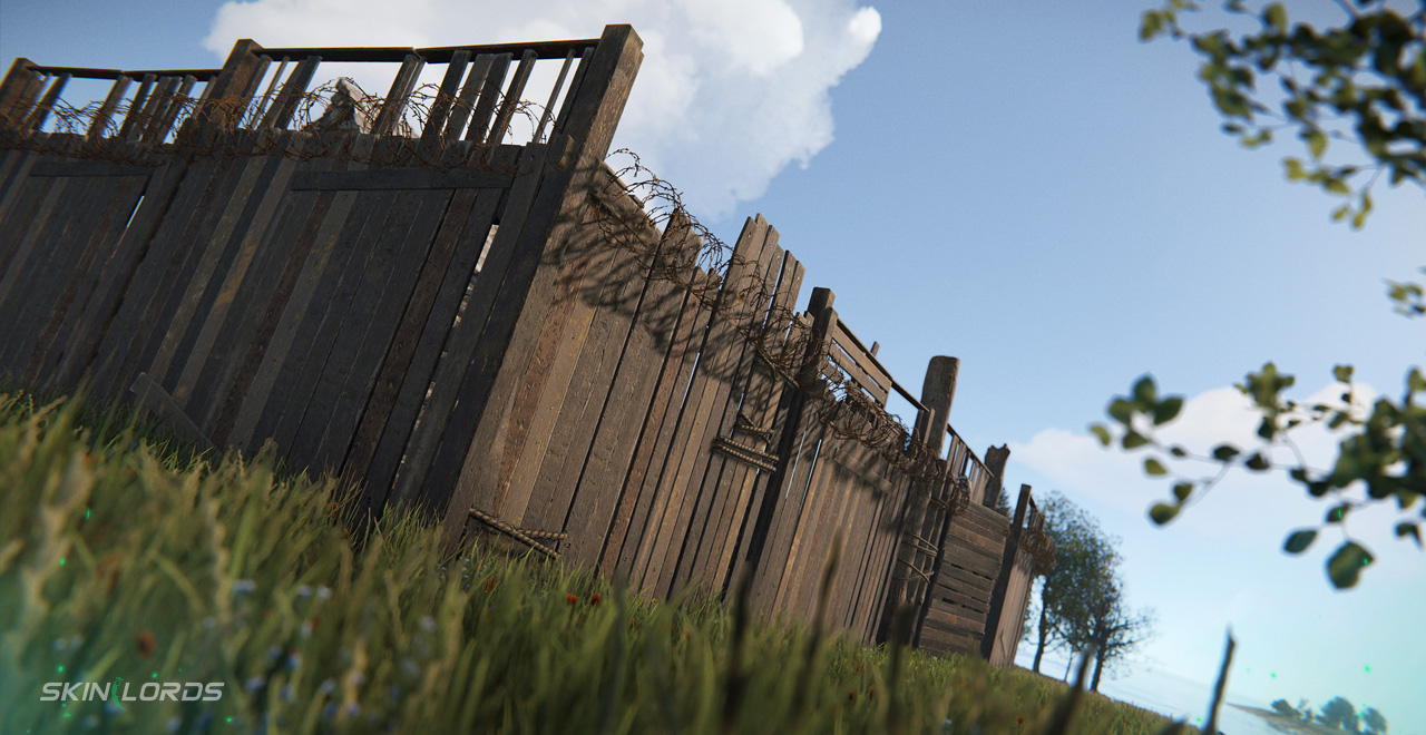Rust Legacy Wood Wall & Gate Pack DLC - SkinLords