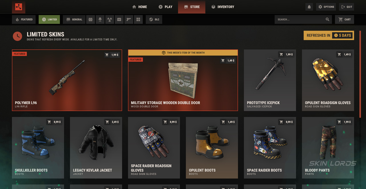 Rust's Menu Redesign Brings A Crisp And Modern Look - SkinLords