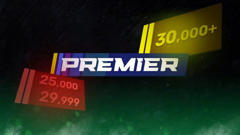 CS2 Premier Rank Distribution - 2025 Quarter 2 - SkinLords