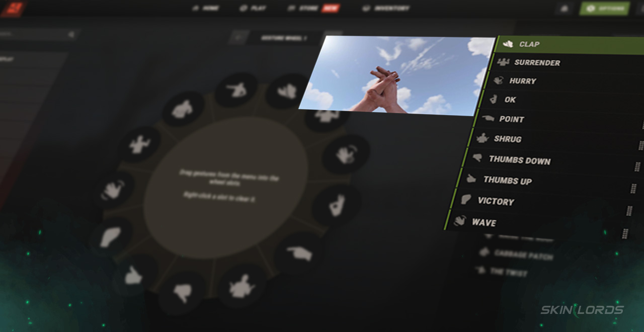 How to Equip and Customize the Rust Gesture Wheel - SkinLords