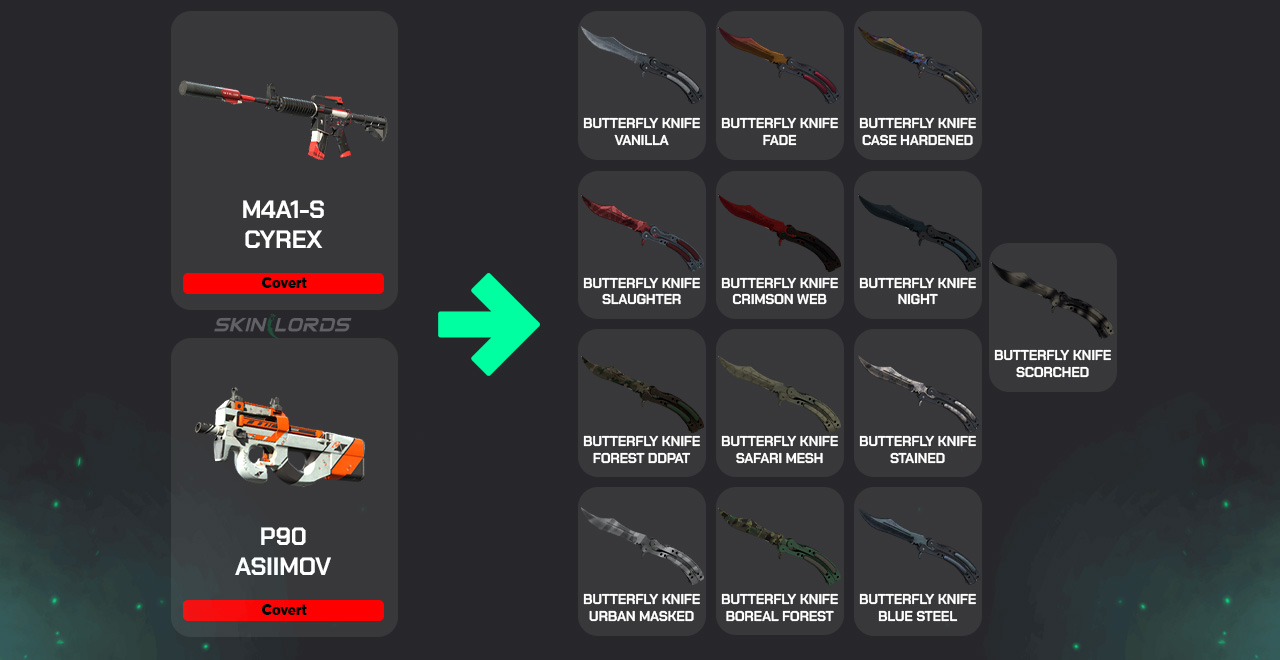 Best CS2 Knife and Glove Trade-ups - SkinLords
