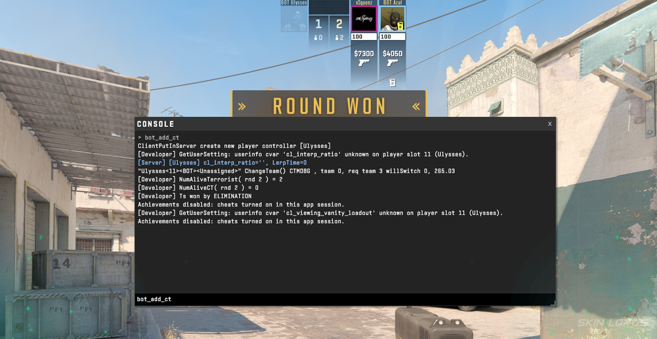 How to Spawn Bots in CS2 - SkinLords