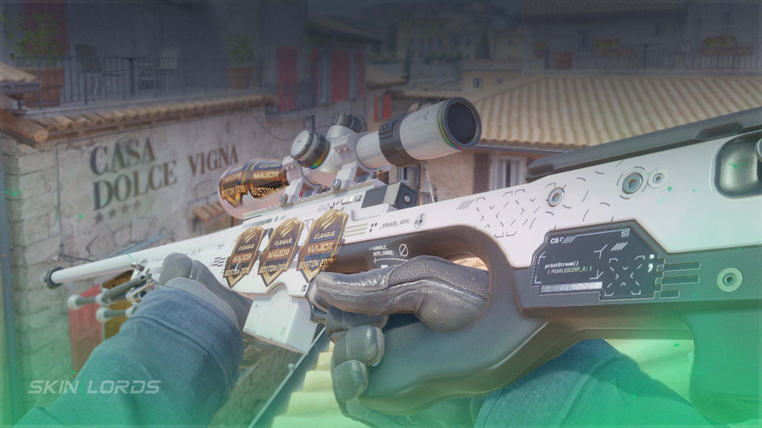 Best CS2 AWP Sticker Positions - SkinLords