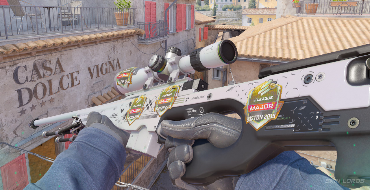 Best CS2 AWP Sticker Positions - SkinLords