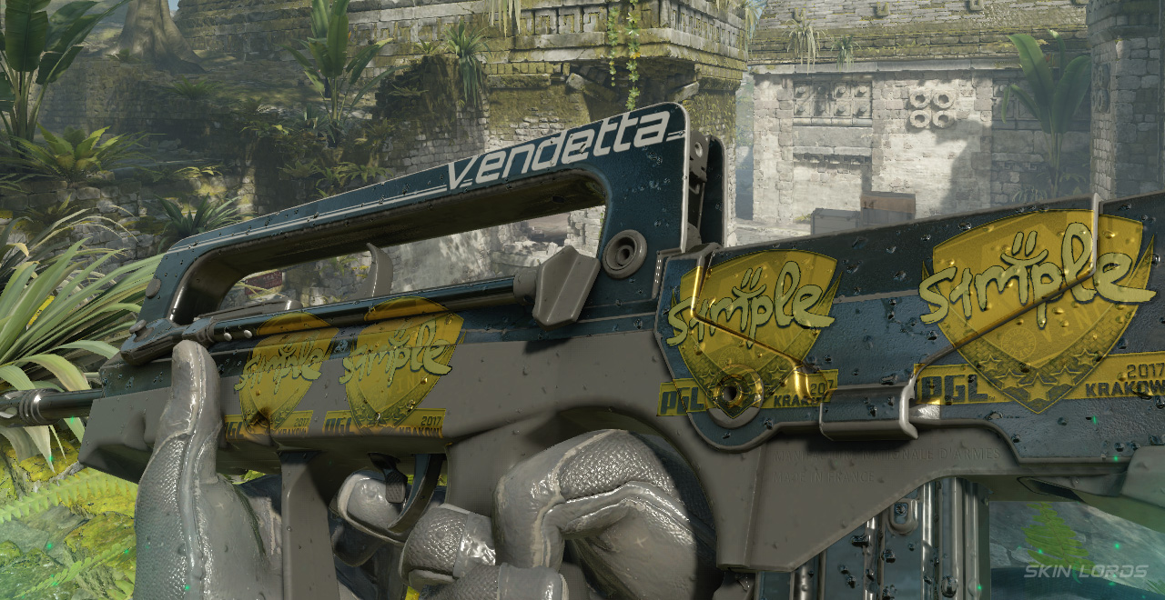 Best CS2 FAMAS Sticker Position - SkinLords