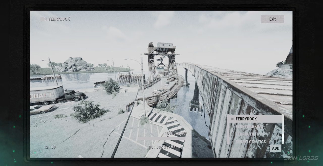Rust CCTV Camera Codes For The Cargo Ship and Ferry Terminal - SkinLords