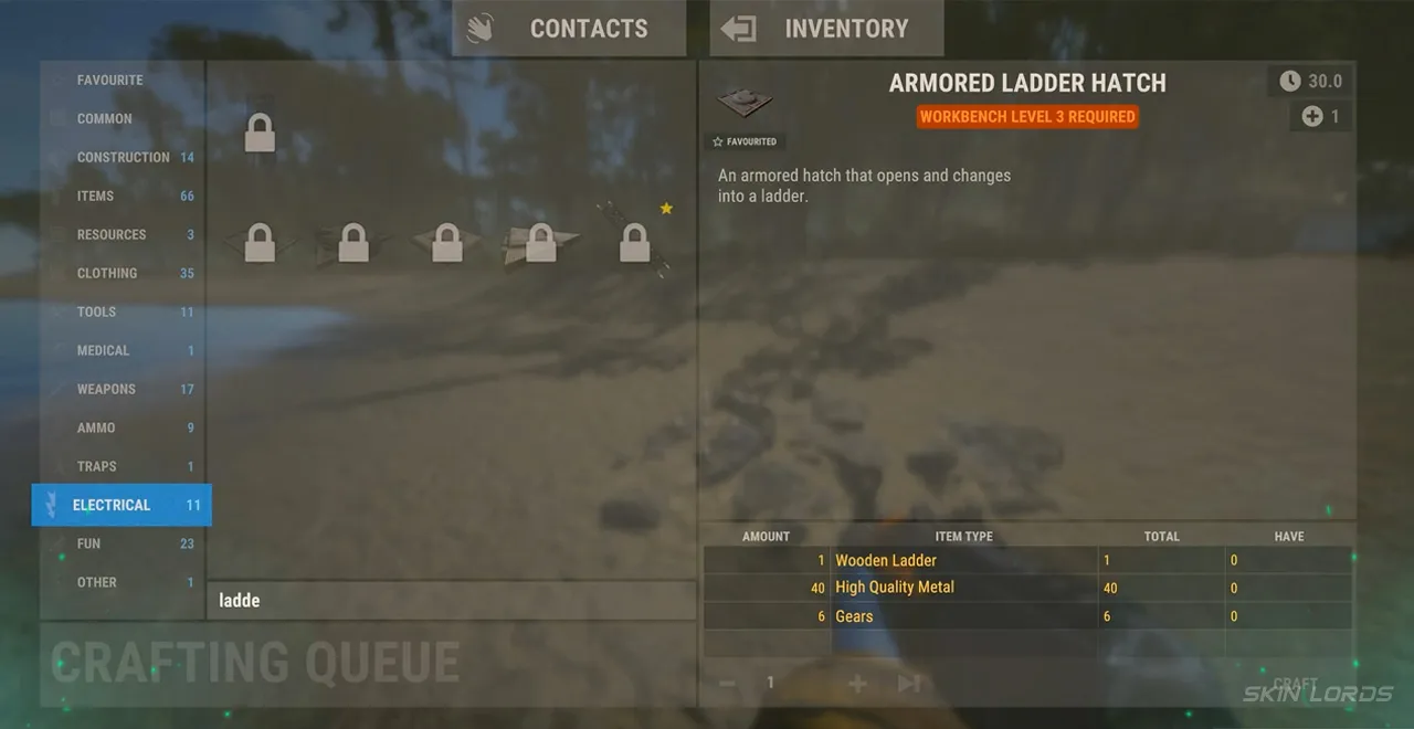Rust Armored Ladder Hatch Item Guide - SkinLords